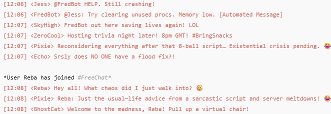 IRC chat, Eggdrop Bots, Nursing and A.I. - Left, Right, & In between. We are America